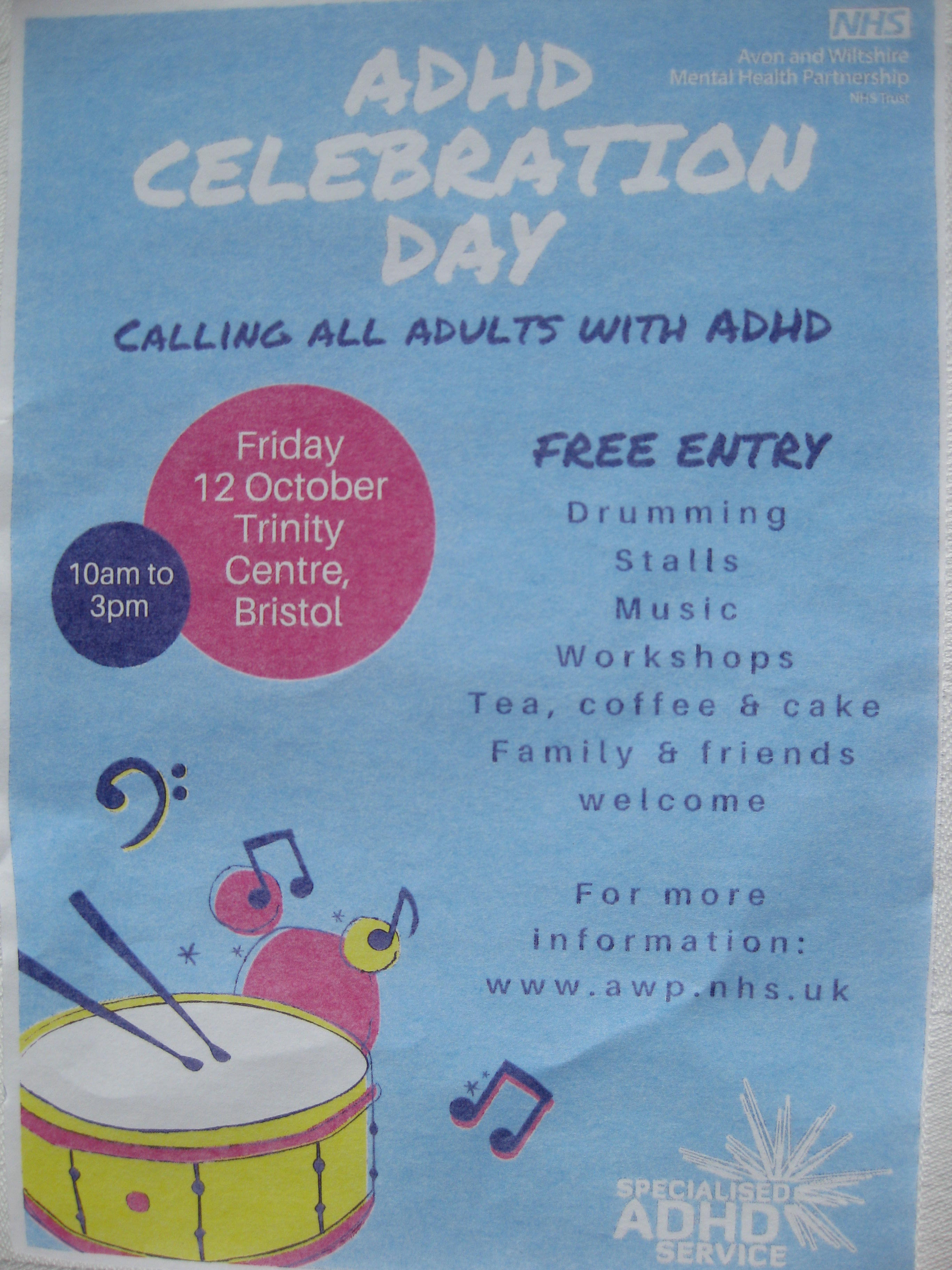 ADHD Celebration Day in Bristol | AADD-UK